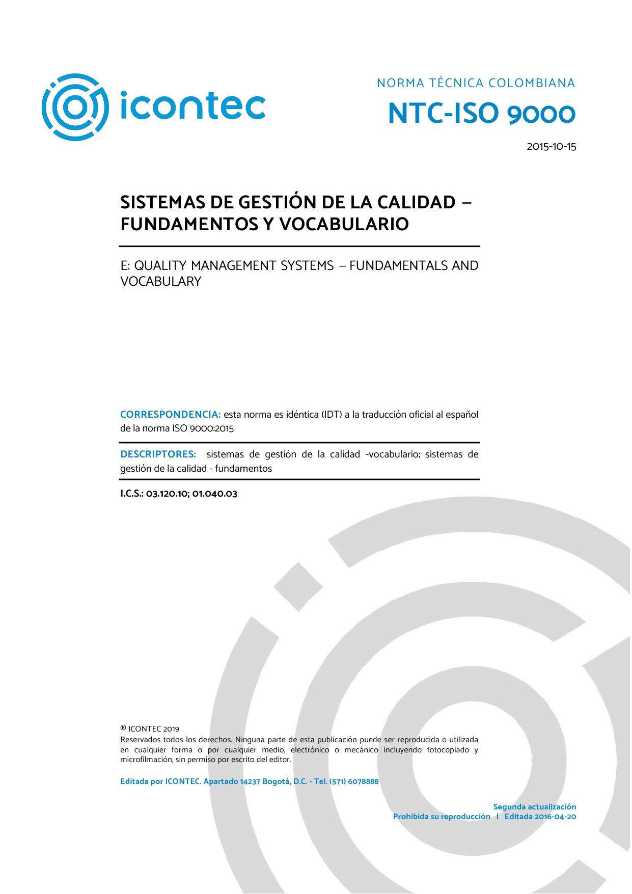 ViewInside - SISTEMAS DE GESTIÓN DE LA CALIDAD - FUNDAMENTOS Y VOCABULARIO