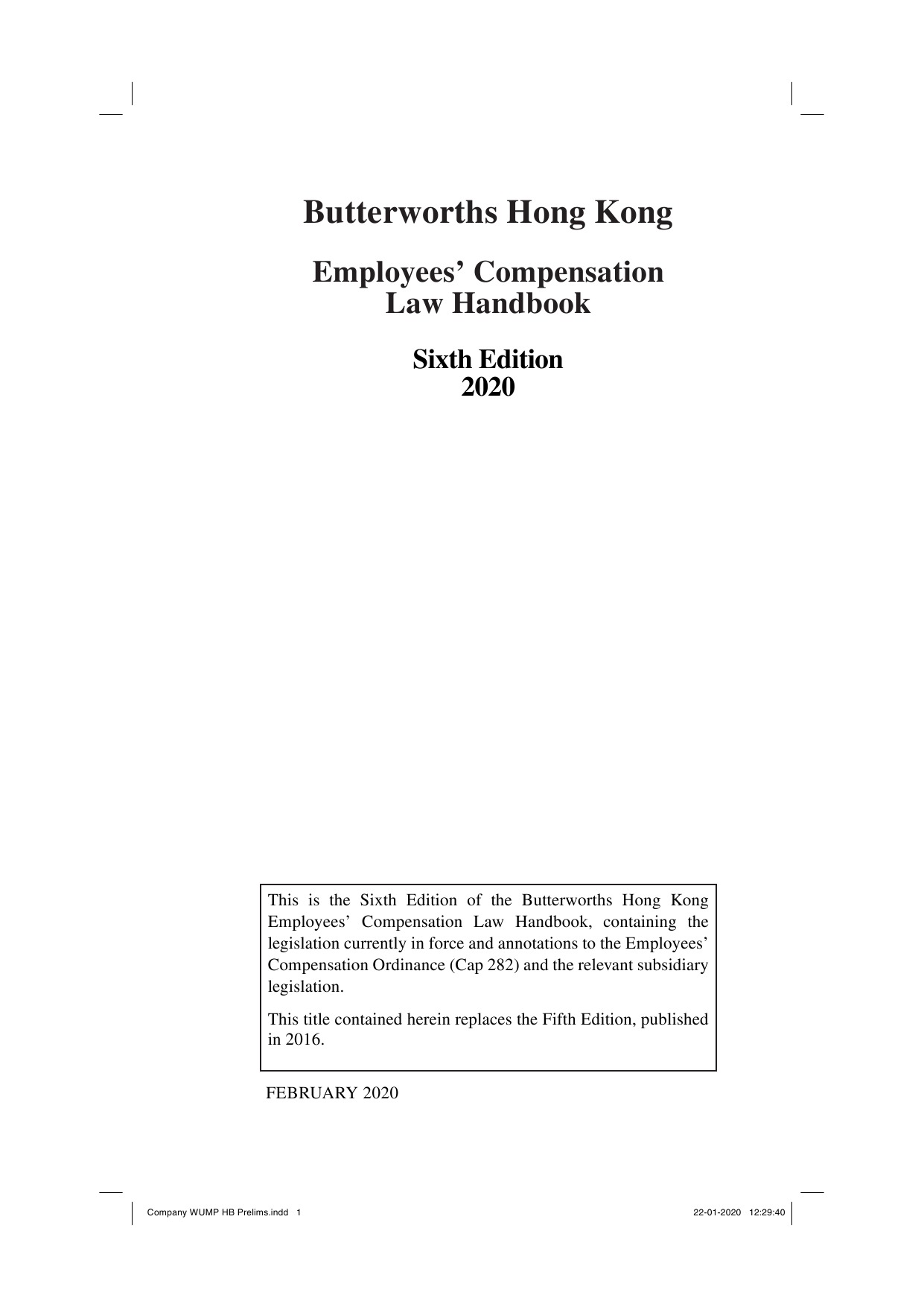 ViewInside - Butterworths Hong Kong Employees' Compensation Handbook ...